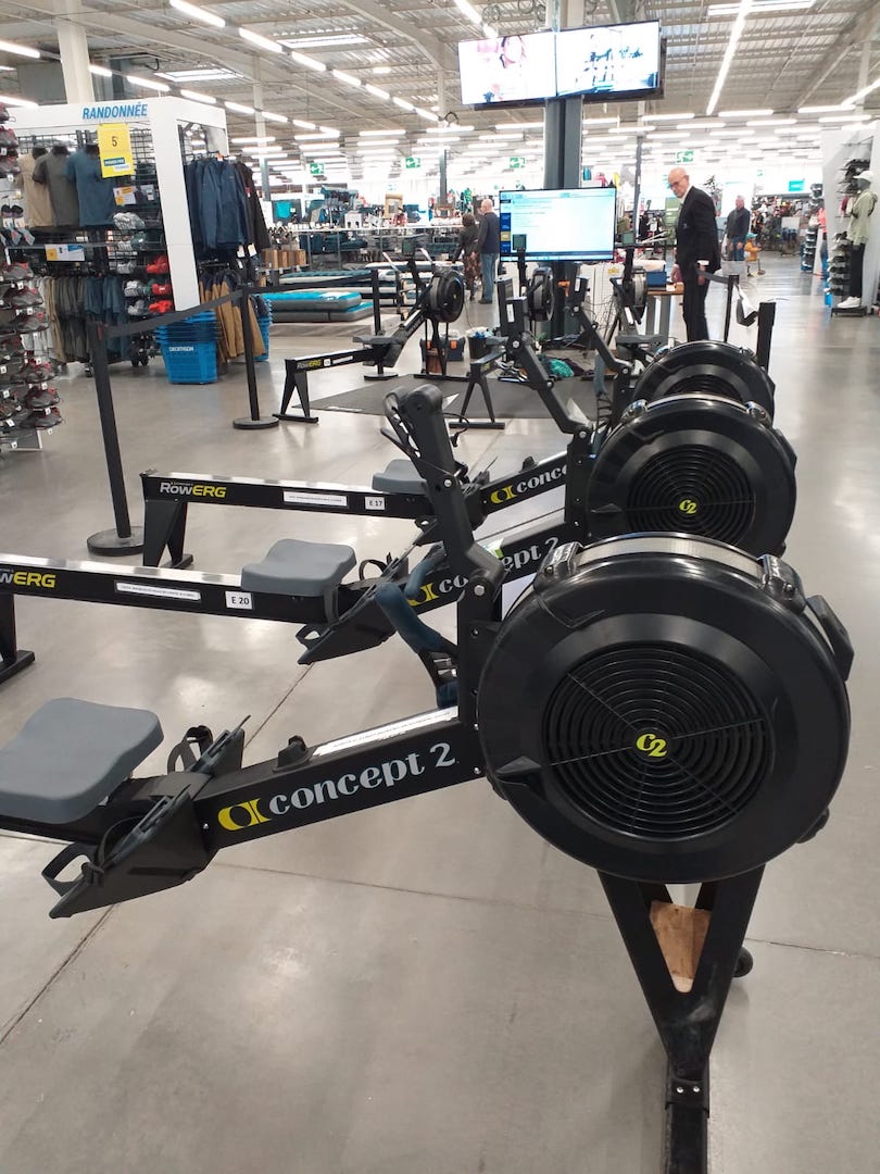 Animation aviron indoor avec Decathlon Dijon Quetigny - Aviron Dijonnais