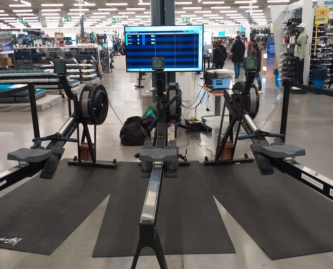 Animation aviron indoor avec Decathlon Dijon Quetigny - Aviron Dijonnais